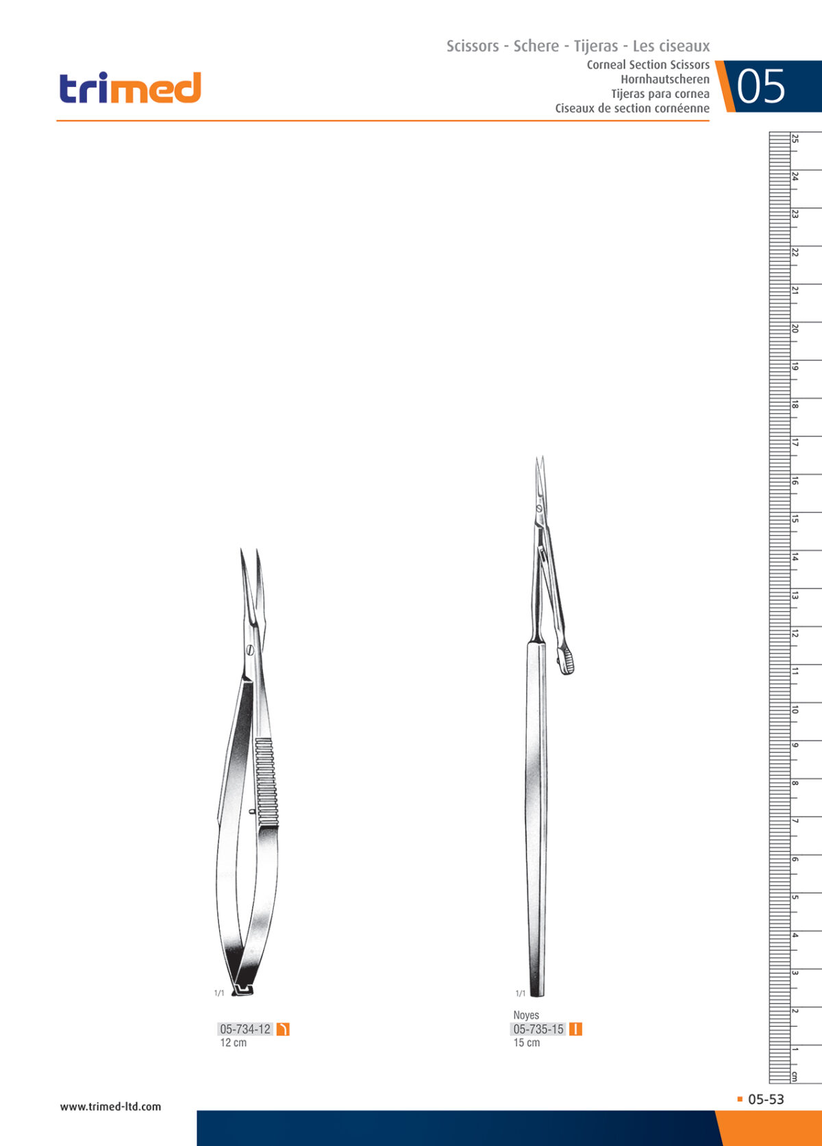 Corneal Section Scissors – Trimed